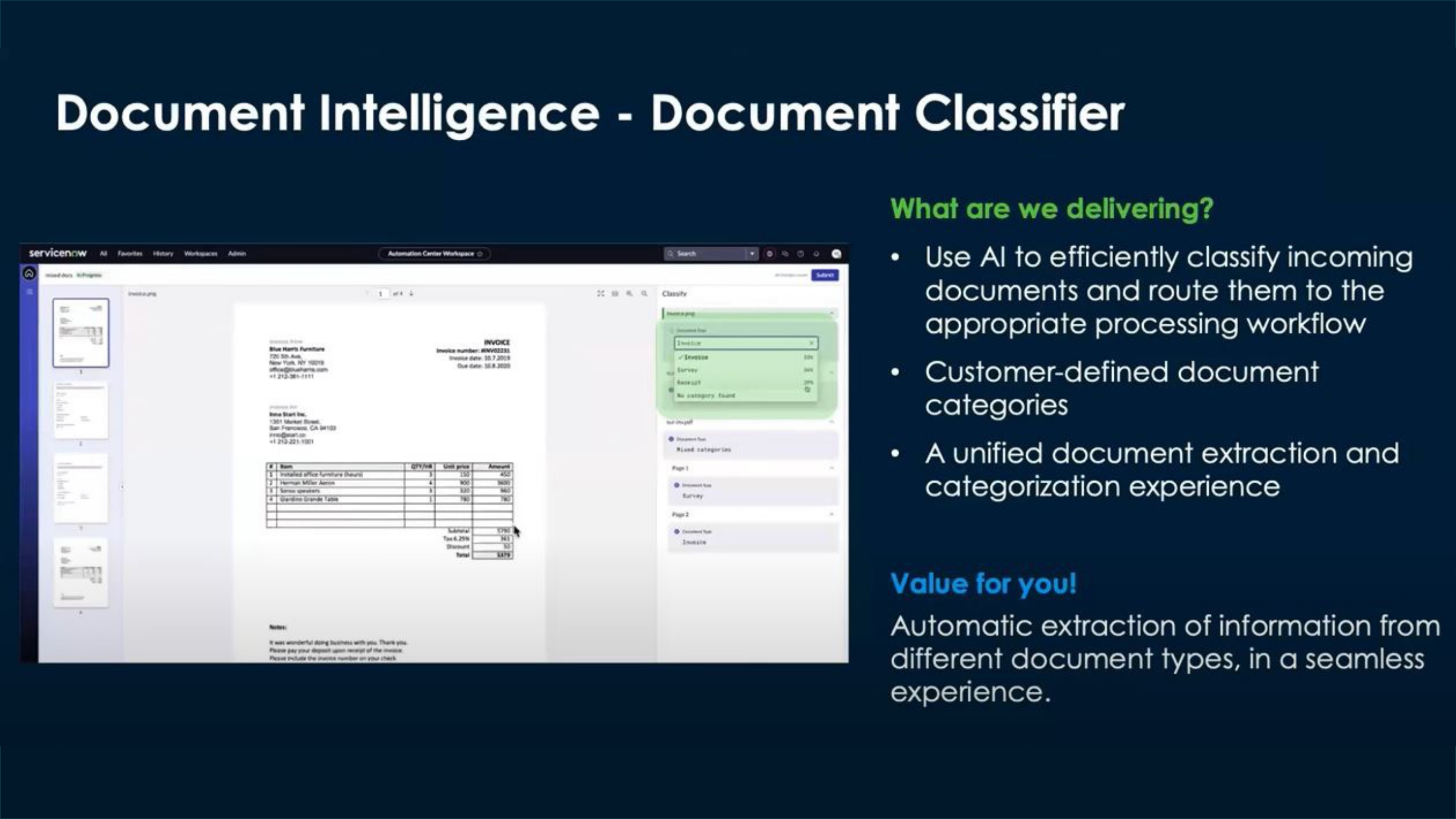 ServiceNow's Vancouver Release - 3 GenAI Use cases of Document Intelligence