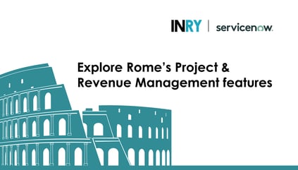 ServiceNow Rome - New features in Project and Resource Management